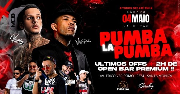 SABADO - PUMBA LA PUMBA 2 | MC MAGRINHO + DJ VIANA em Belo Horizonte ...