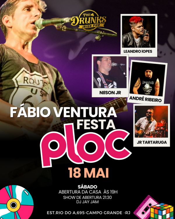 FESTA PLOC 80 em Rio de Janeiro - Sympla