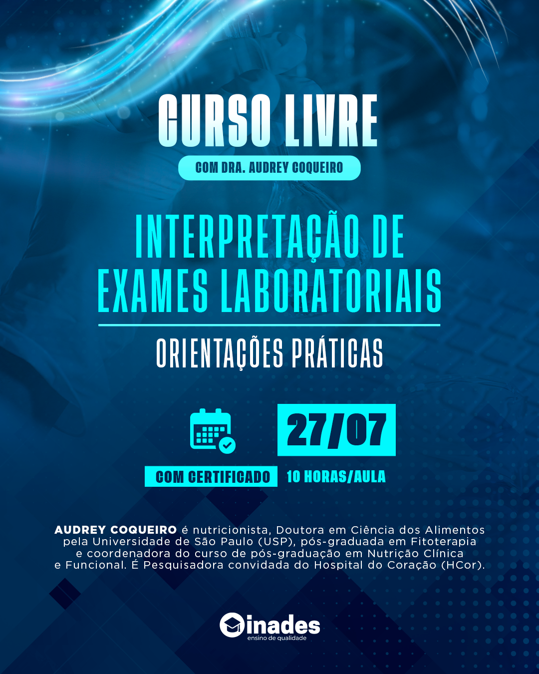 Curso - Interpretação de Exames Laboratoriais - online - Sympla