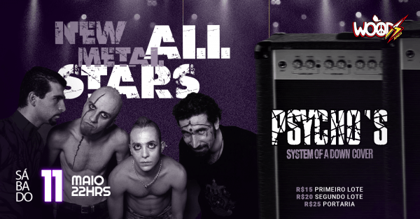 System of a Down no Woods - Psychos em Campinas - Sympla