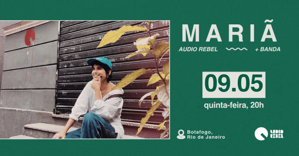 Mariã & banda - Show na Audio Rebel em Rio de Janeiro - Sympla
