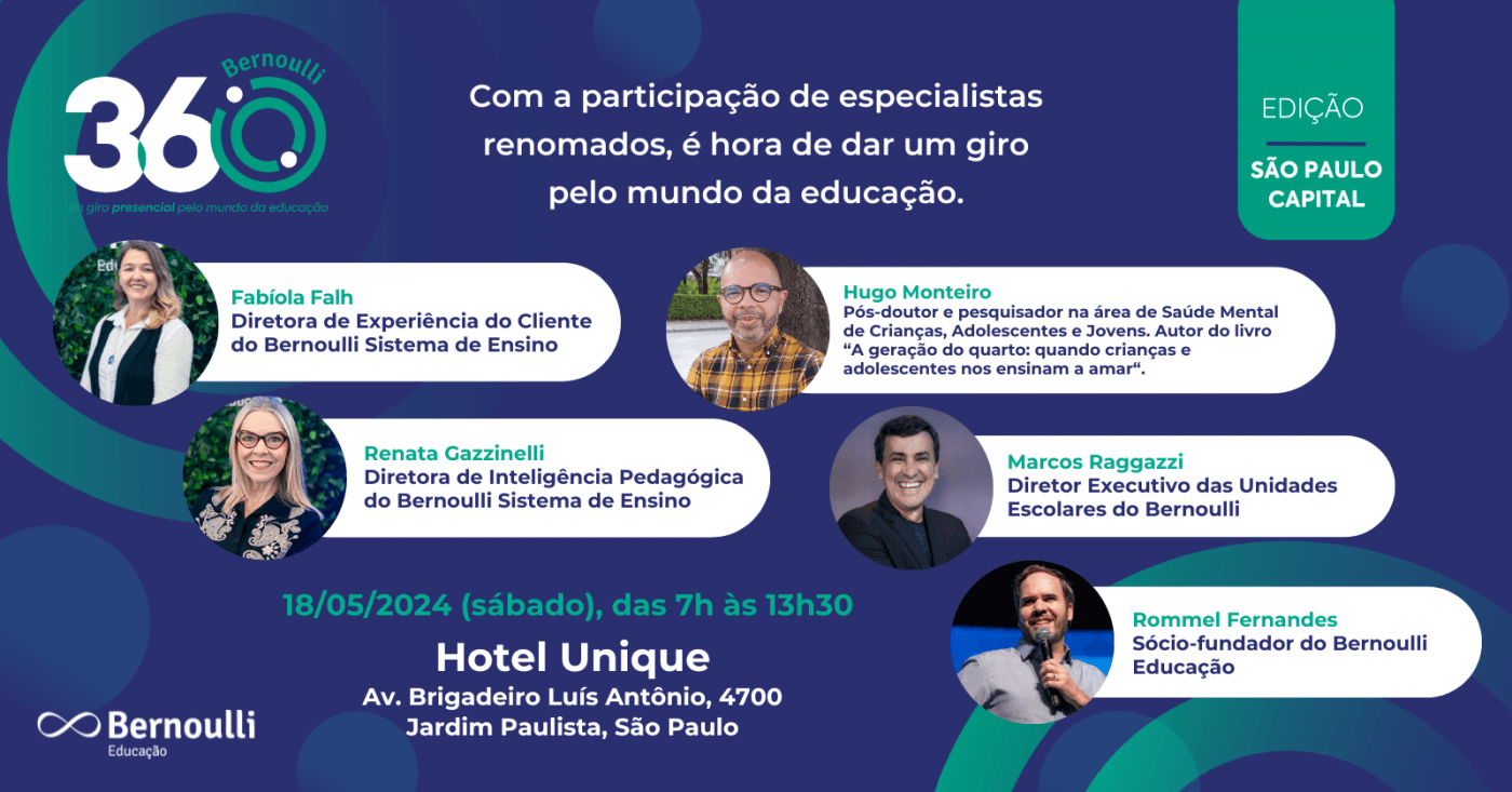 Bernoulli 360º Presencial | Edição São Paulo Capital em São Paulo - Sympla