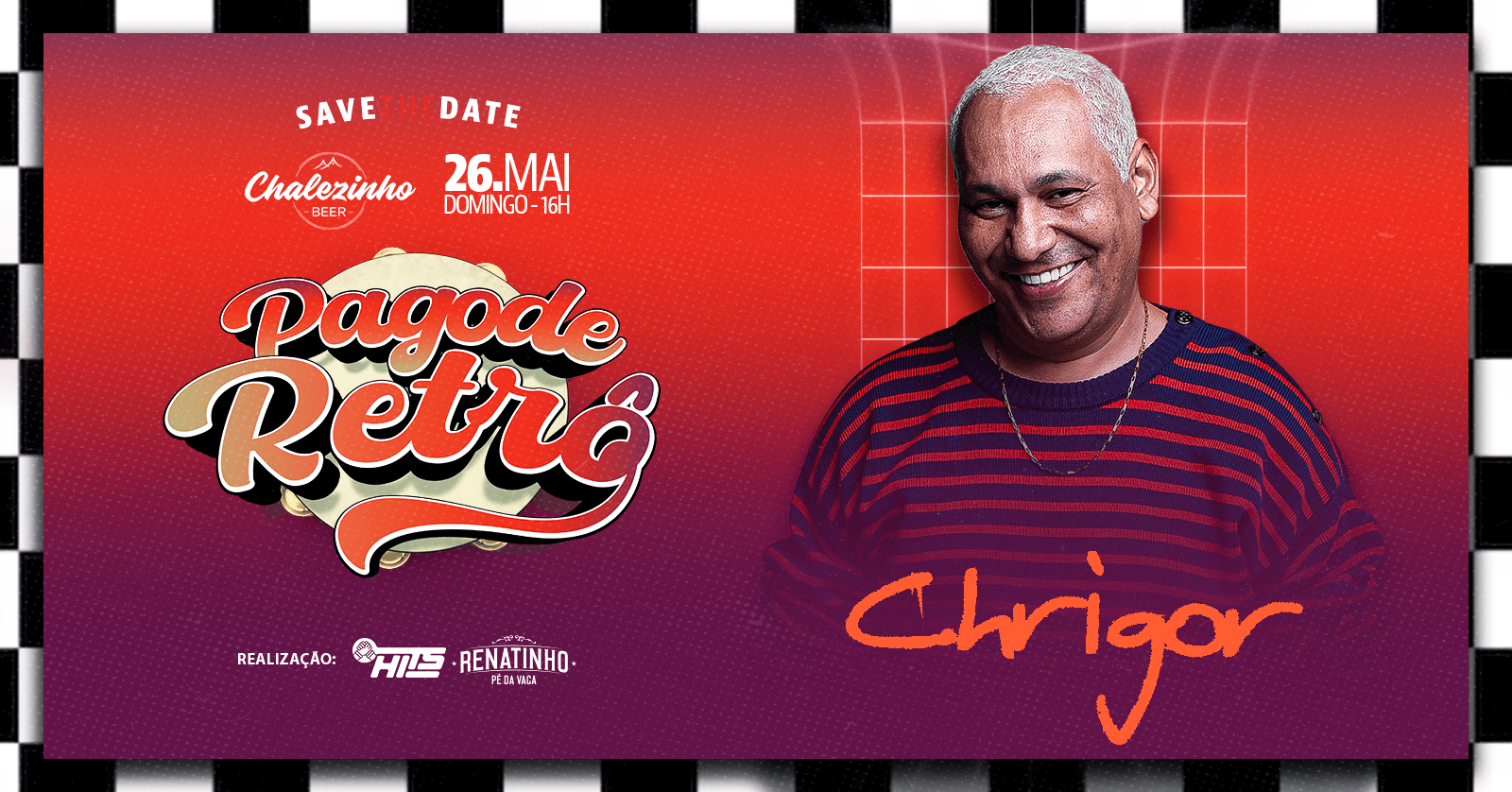 Pagode Retrô - Chrigor em Sete Lagoas - Evento ON