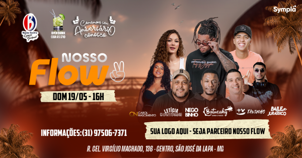 Nosso Flow 02 em São José da Lapa - Sympla