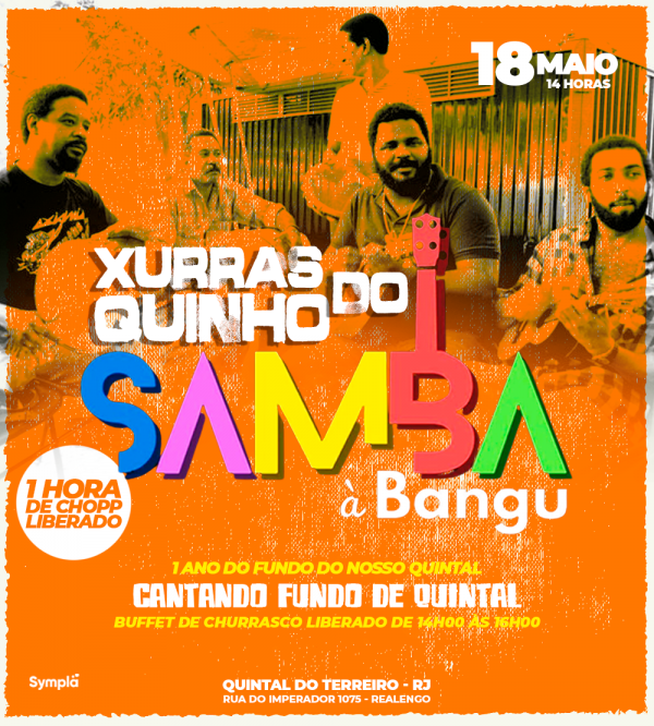 Samba à Bangu - 1 ano do fundo nosso quintal em Rio de Janeiro - Sympla