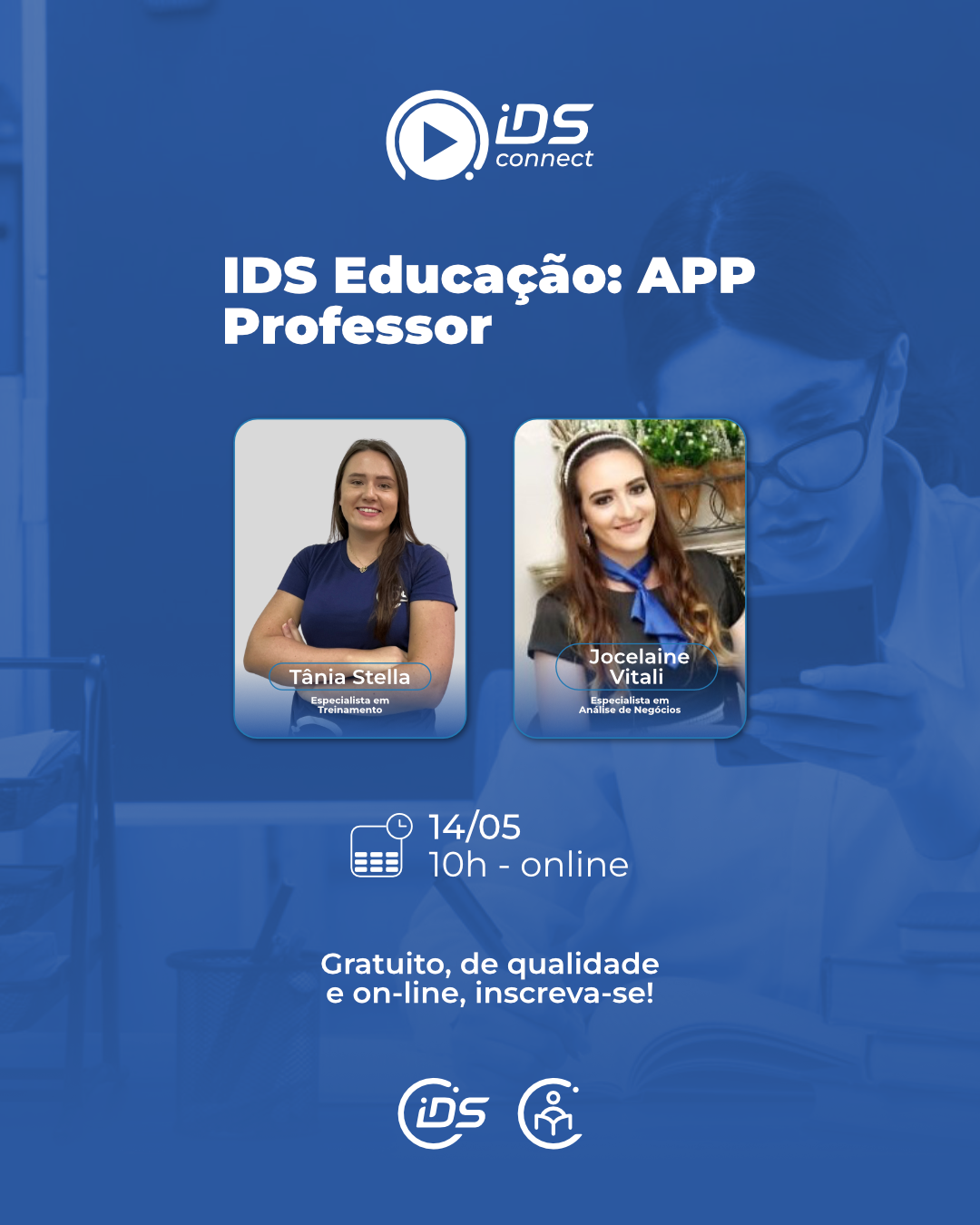 IDS Connect - APP Professor (IDS Educação) - online - Sympla