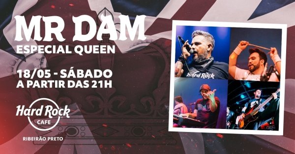 MR. DAM - ESPECIAL QUEEN em Ribeirão Preto - Sympla