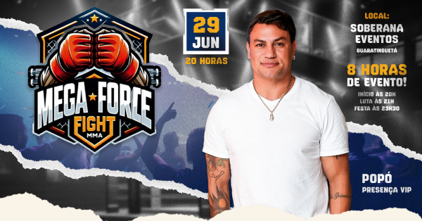 Mega Force Fight MMA em Guaratinguetá - Sympla