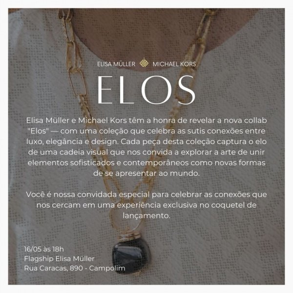 Coquetel Elisa Müller x Michael Kors em Sorocaba - Sympla