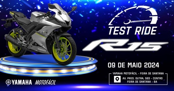 Test Ride - Yamaha R15 em Feira de Santana - Sympla