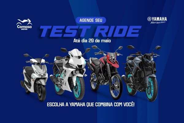 Test Ride Comasa Motos em Assis - Sympla