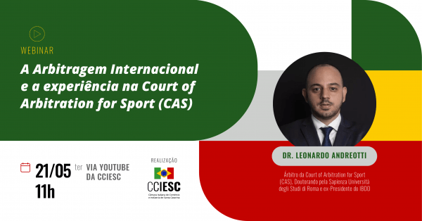 A Arbitragem Internacional e a experiência na Court of Arbitration for ...