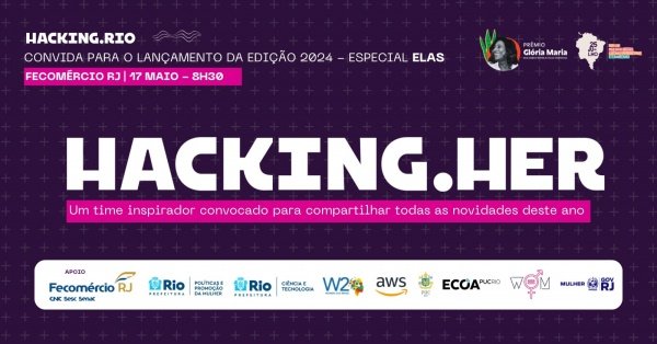 Lançamento Hacking.Her 2024 em Rio de Janeiro - Sympla
