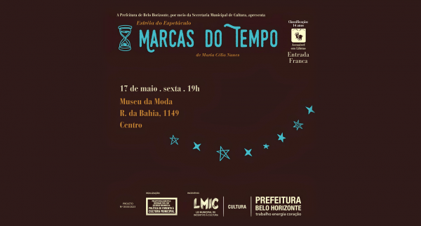Espetáculo Marcas do Tempo de Maria Célia Nunes 17/05 em Belo Horizonte - Sympla