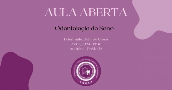 Aula aberta LODIP - Odontologia do Sono em Belo Horizonte - Sympla