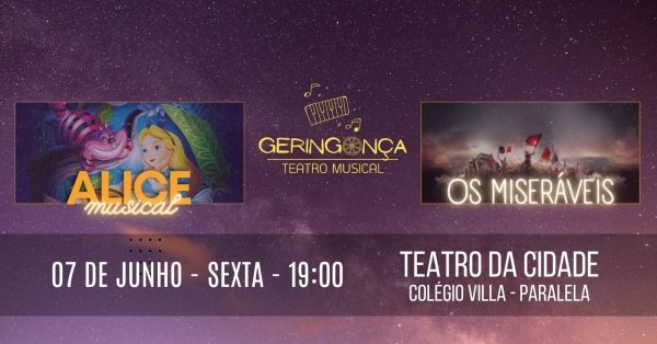 Cia Geringonça - Alice / Os Miseráveis em Salvador - Sympla