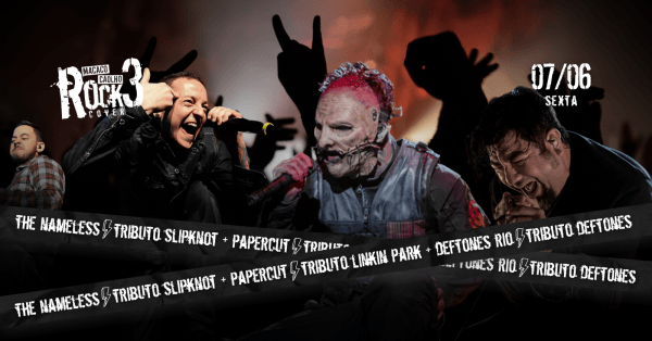 Macaco Rock Cover 3 - Slipknot + Linkin Park + Deftones em Rio de ...