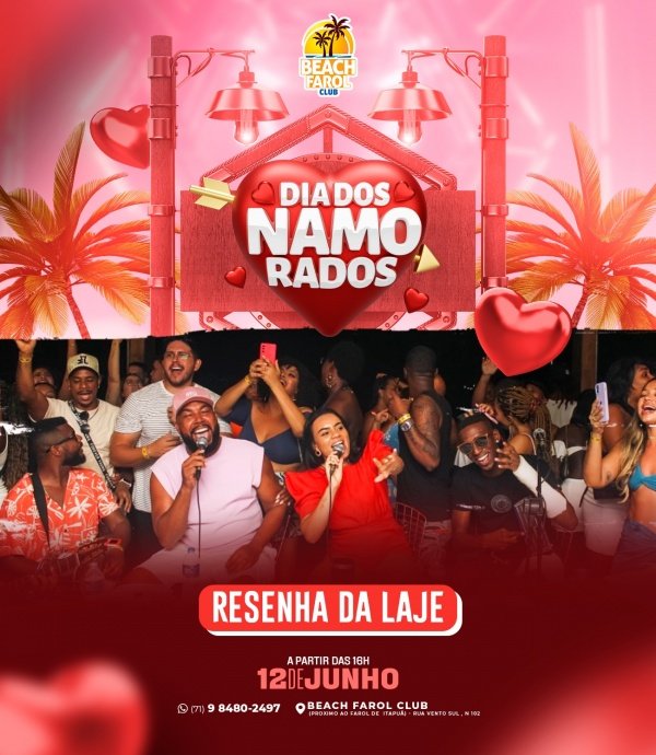 Resenha da laje Beach Farol em Salvador - Sympla