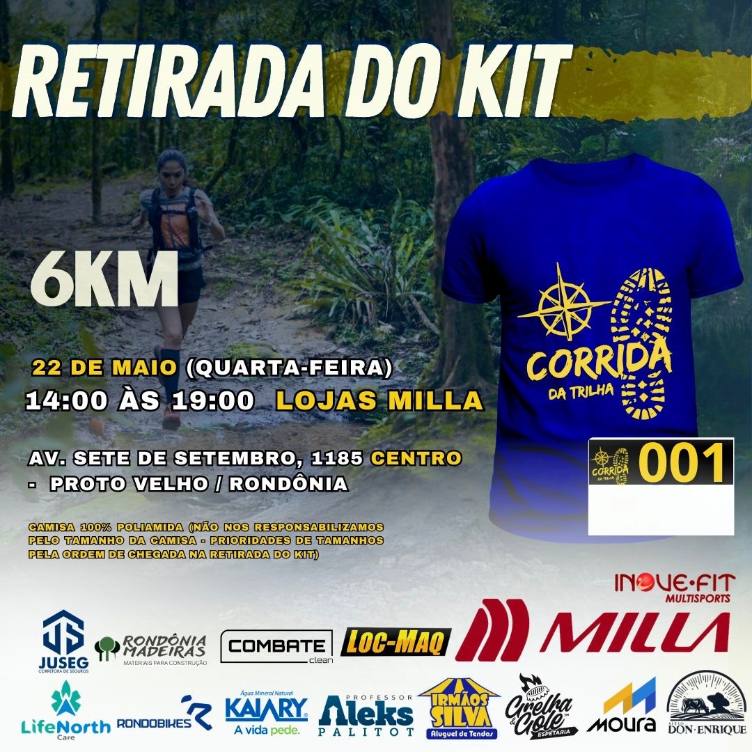 Corrida da Trilha em Porto Velho - Sympla