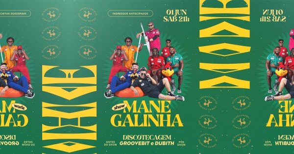 Show MANE GALINHA + Discotecagem em Uberaba - Sympla