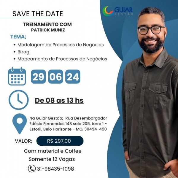 Treinamento com Patrick Muniz em Belo Horizonte - Sympla