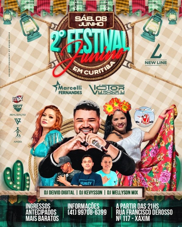 DJ VICTOR ROCK DOIDO EM CURITIBA - 2º FESTIVAL JUNINO em Curitiba - Sympla