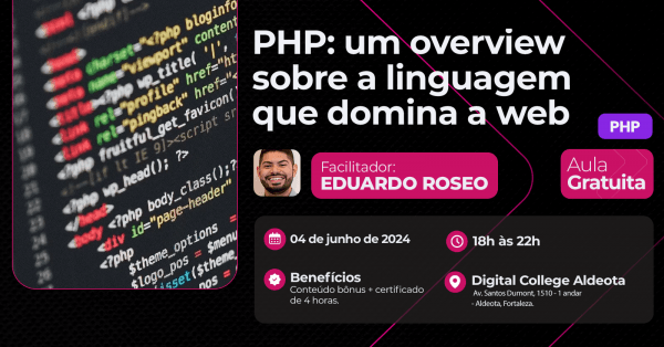 IMERSÃO PHP: um overview sobre a linguagem que domina a web em Fortaleza - Sympla