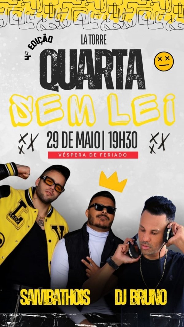 Quarta sem lei em Congonhas - Sympla