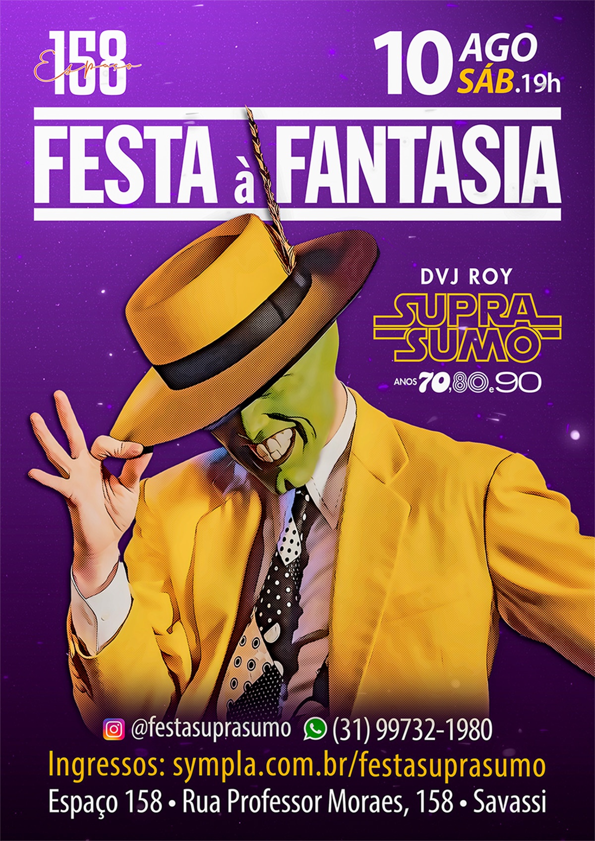 FESTA à FANTASIA Supra Sumo 2024 ::: Espaço 158 em Belo Horizonte - Sympla