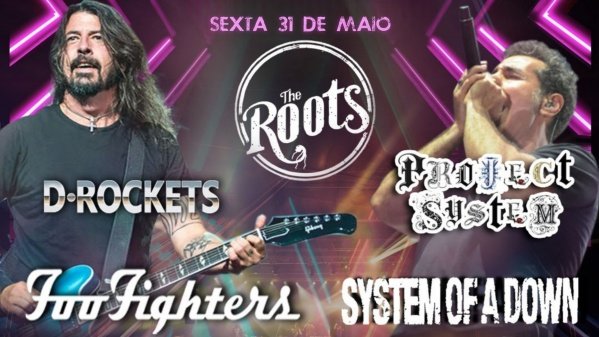 Foo Fighters x System of a Down em Franca - Sympla