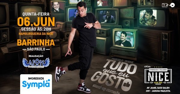 Standup Comedy com Marcelo Duque em Barrinha - Sympla