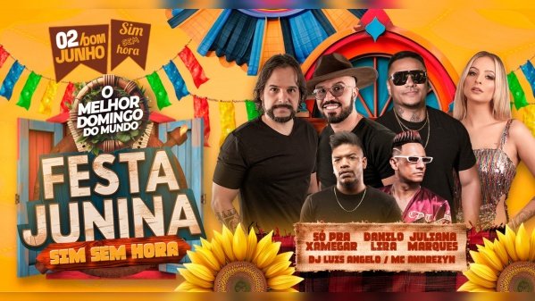 FESTA JUNINA DO SIM SEM HORA O MELHOR DOMINGO DO MUNDO em Brasília - Sympla