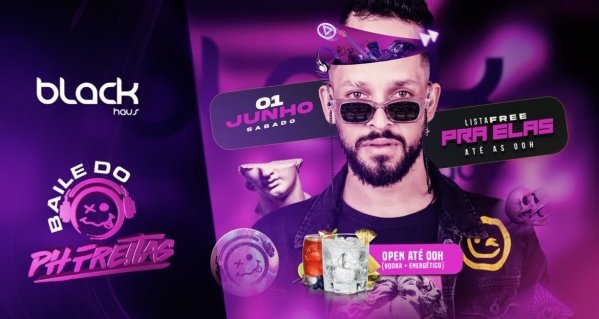 BAILE DO PH - OPEN em Dourados - Sympla