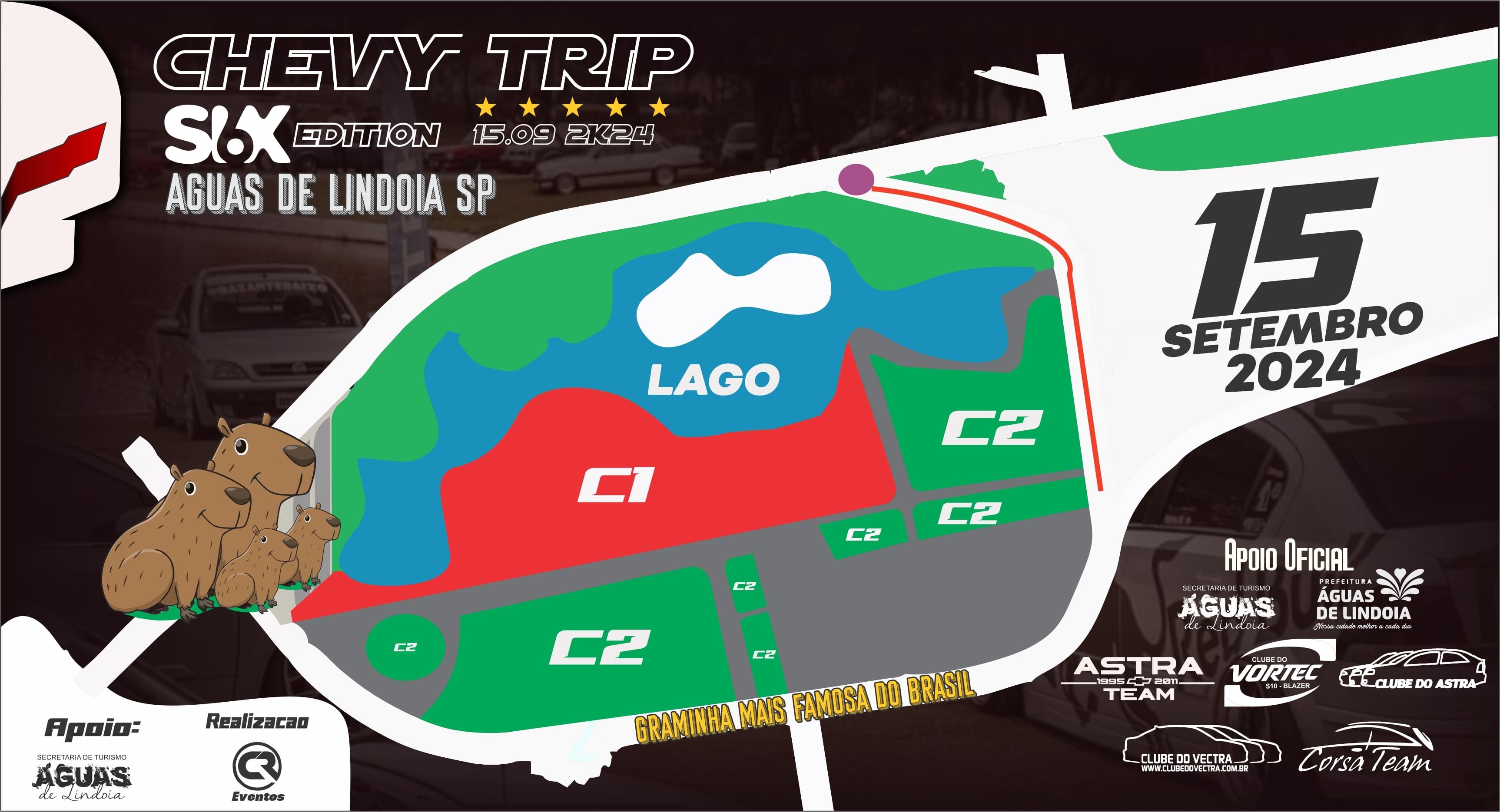 Chevy Trip SIX Edition em Águas de Lindóia - Sympla