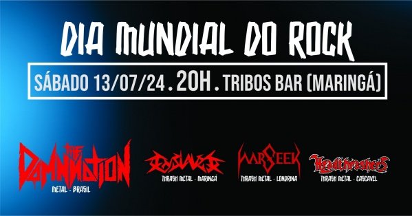 Dia Mundial do Rock em Maringá - Sympla