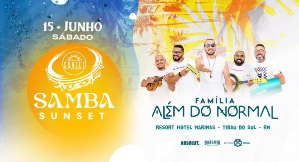 Samba Sunset em Tibau do Sul - Sympla