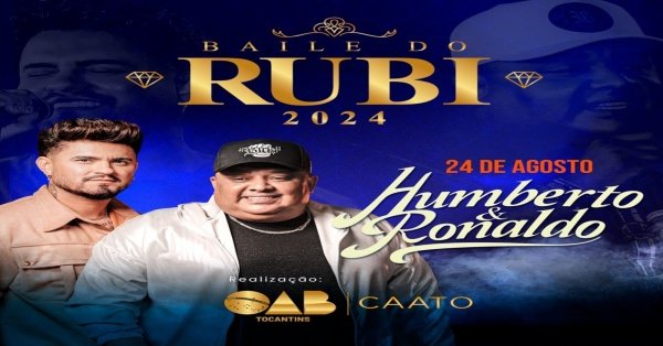 Baile do Rubi 2024 em Palmas - Sympla