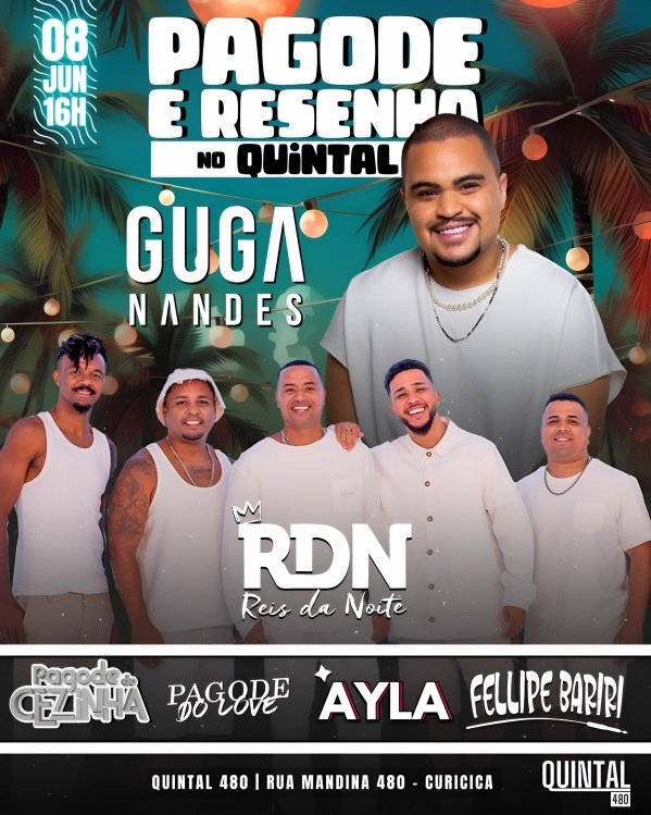 Pagode e Resenha no Quintal em Rio de Janeiro - Sympla