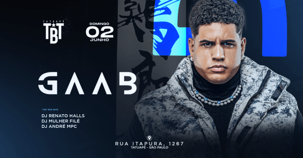 Gaab no TBT em São Paulo - Sympla