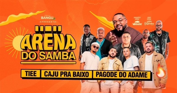 Arena do Samba com Tiee, Caju Pra Baixo e Pagode do Adame | 03AGO (SAB ...
