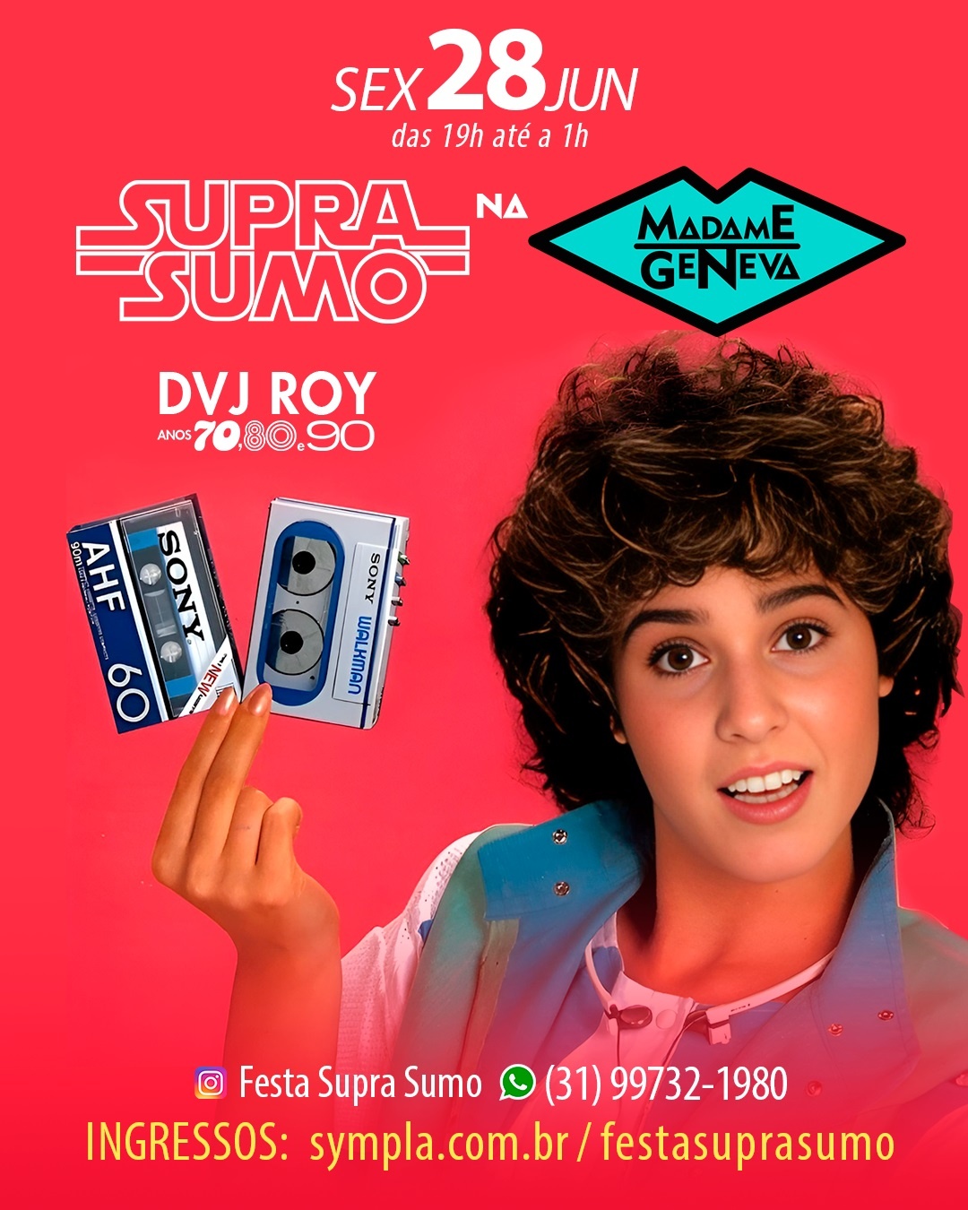 SUPRA SUMO na MADAME GENEVA ::: DVJ Roy em Belo Horizonte - Sympla