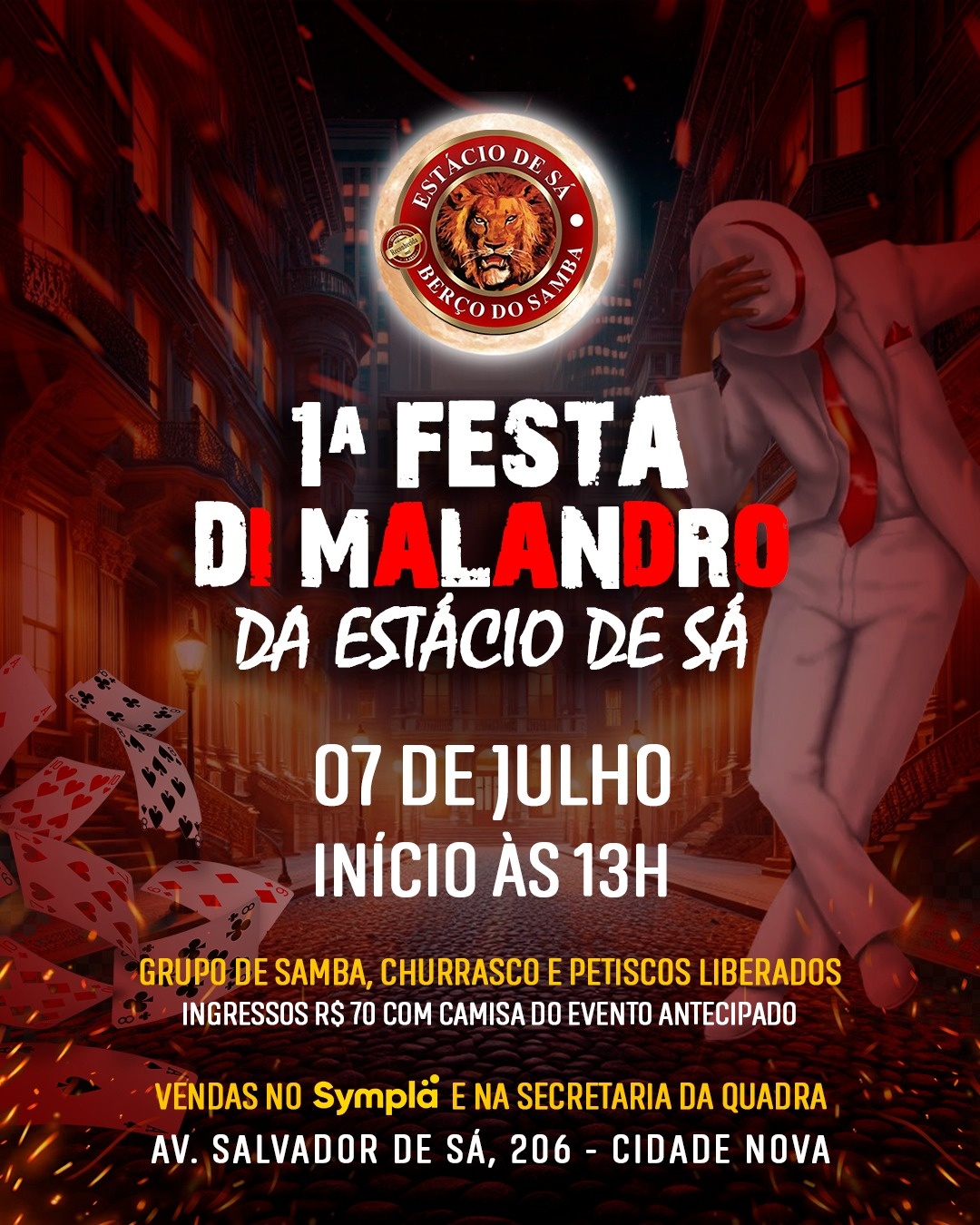 1º FESTA DI MALANDRO DA ESTÁCIO DE SÁ ( Homenagem ao dia do Zá Pilintra ...