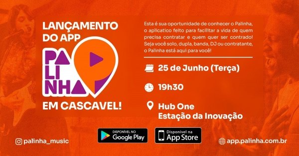 Lançamento Palinha Musical App Cascavel em Cascavel - Sympla