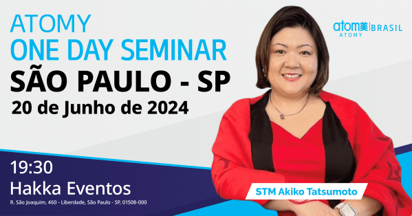 Atomy One Day Seminar - São Paulo / SP em São Paulo - Sympla