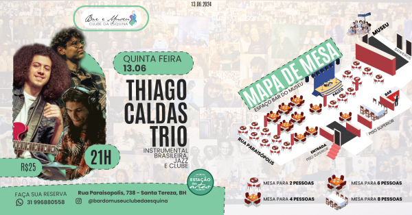 Show com Thiago Caldas Trio em Belo Horizonte - Sympla