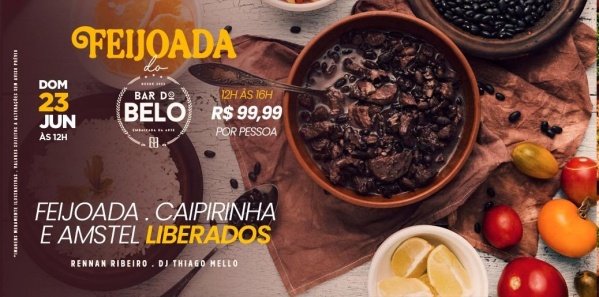 FEIJOADA BAR DO BELO em Rio de Janeiro - Sympla