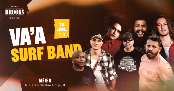 VAA SURF BAND NO BROOKS MÉIER | 18/7 QUINTA em Rio de Janeiro - Sympla