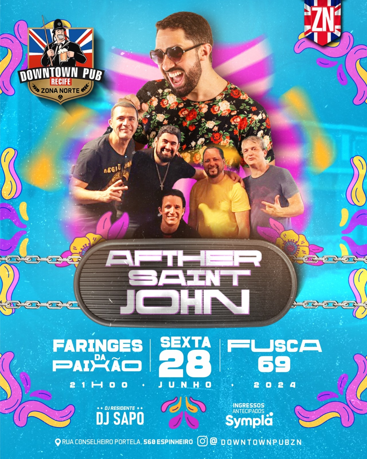 AFTHER SAINT JOHN - Faringes da Paixão & Fusca 69. em Recife - Sympla