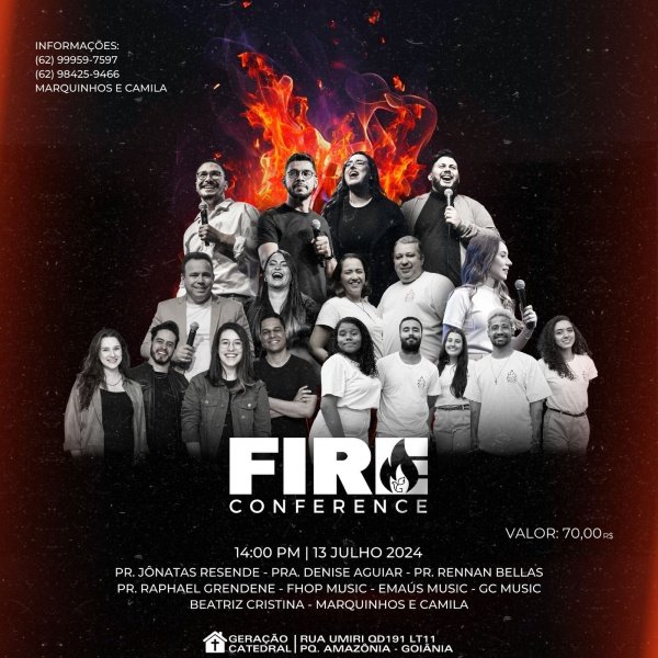 FIRE CONFERENCE em Goiânia - Sympla