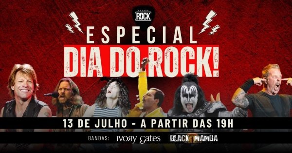 Especial Dia Do Rock com Ivory Gates e Black Mamba em Piracicaba - Sympla
